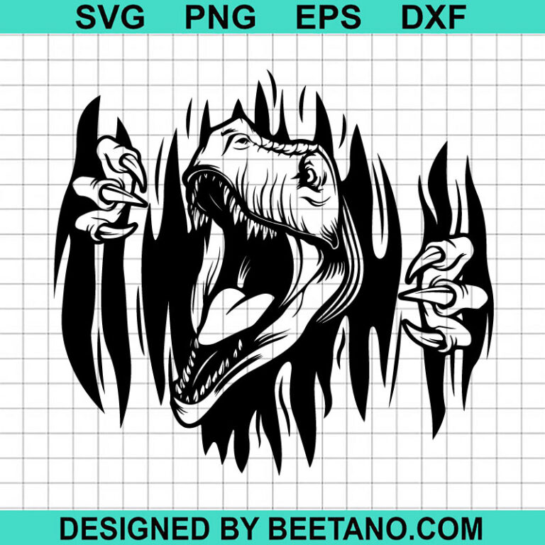 Dinosaur Scratch SVG, T Rex Scratch SVG, T Rex Cutfile SVG, Dinosaur ...