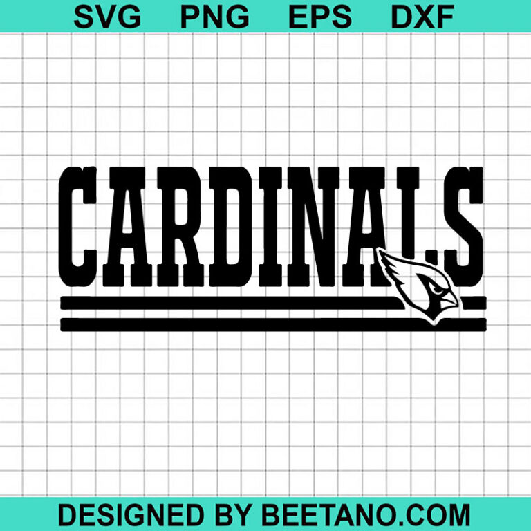 Cardinals Football Logo SVG, Cardinals Bird SVG, Cardinals Team SVG