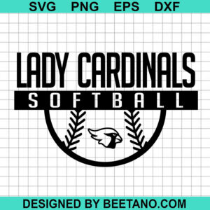 Lady Cardinals Softball Logo SVG, Lady Cardinals SVG, Cardinals ...