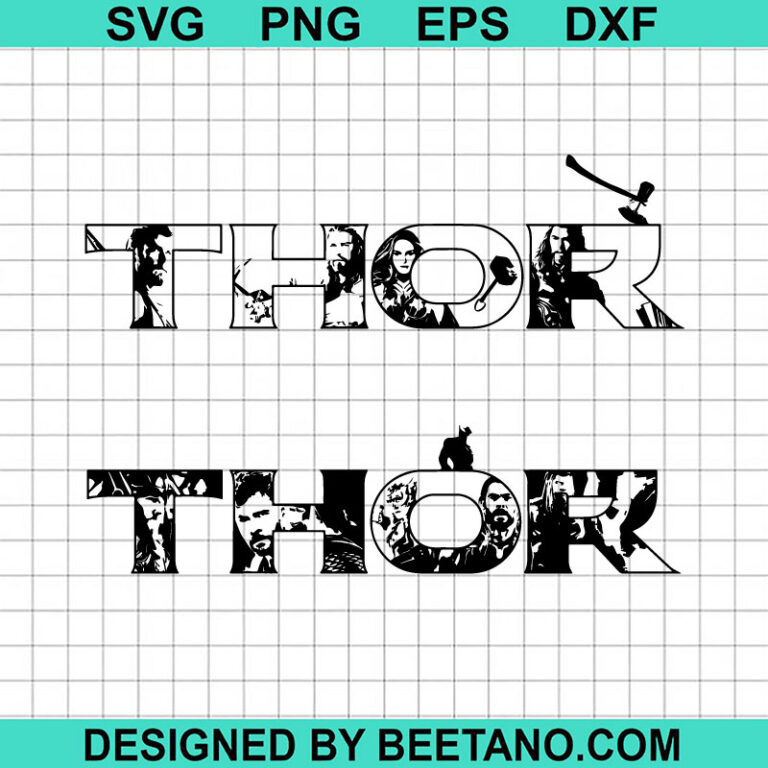 Avengers Thor SVG, Thor SVG, Superhero SVG, Marvel SVG