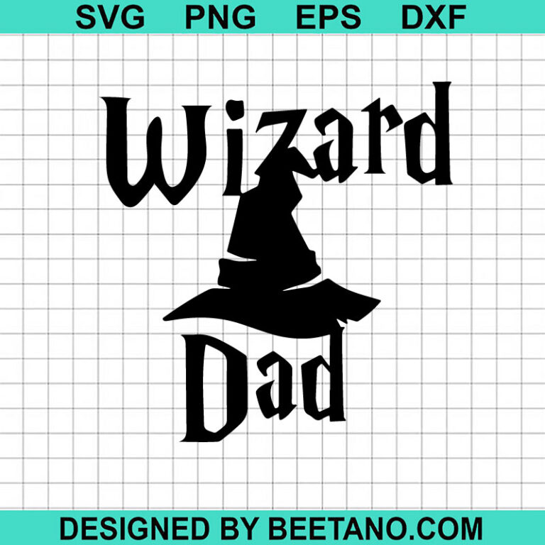 Wizard Dad SVG, Happy Father's Day SVG, Daddy SVG, Hogwarts SVG