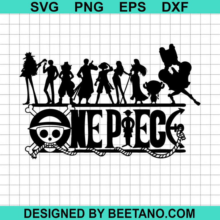 One Piece Characters SVG, Anime SVG, Straw Hat Pirates SVG