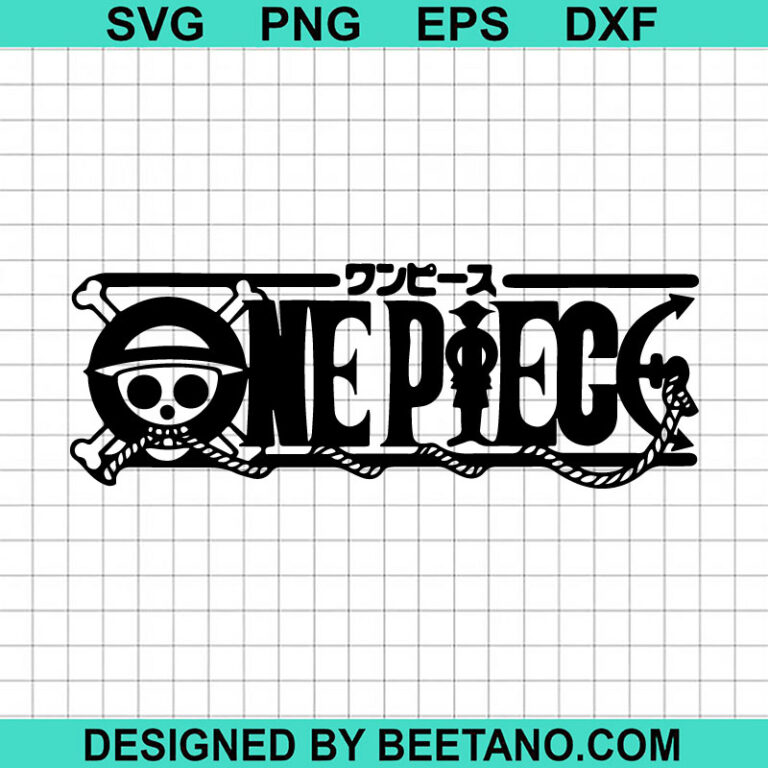 One Piece Logo SVG, Anime SVG, Straw Hat Pirates SVG