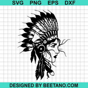 American Native Woman SVG, African American SVG, Native American ...