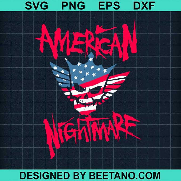 American Nightmare SVG, WWE Cody Rhodes American Nightmare Logo SVG ...