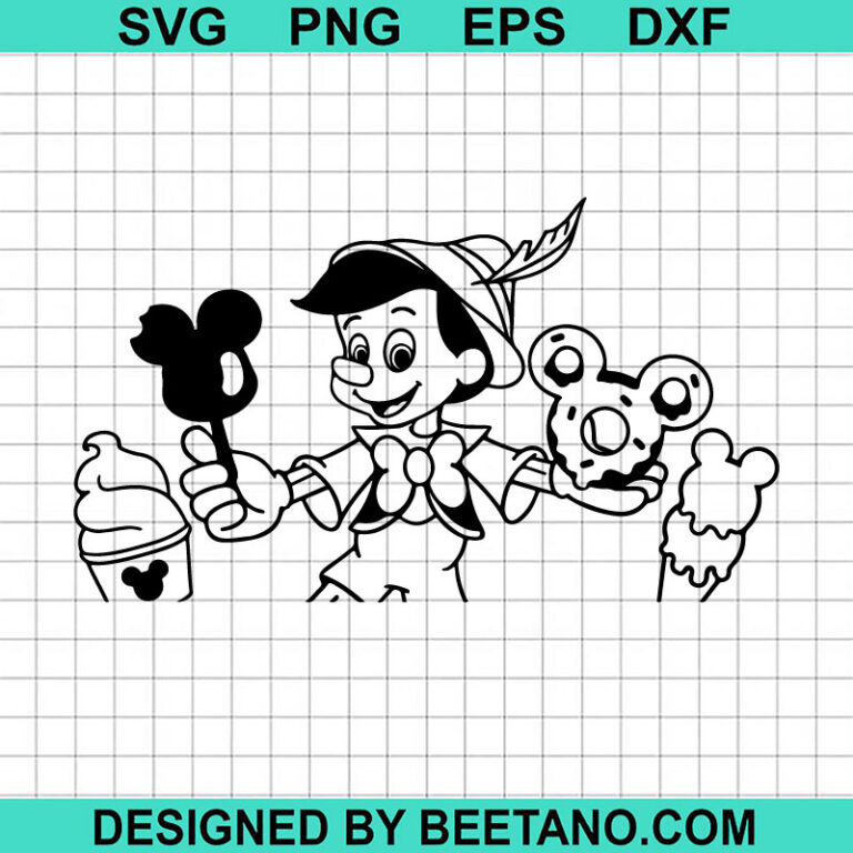 Pinocchio Disney Snacks SVG, Disneyland Snacks SVG, Magic Kingdom SVG ...