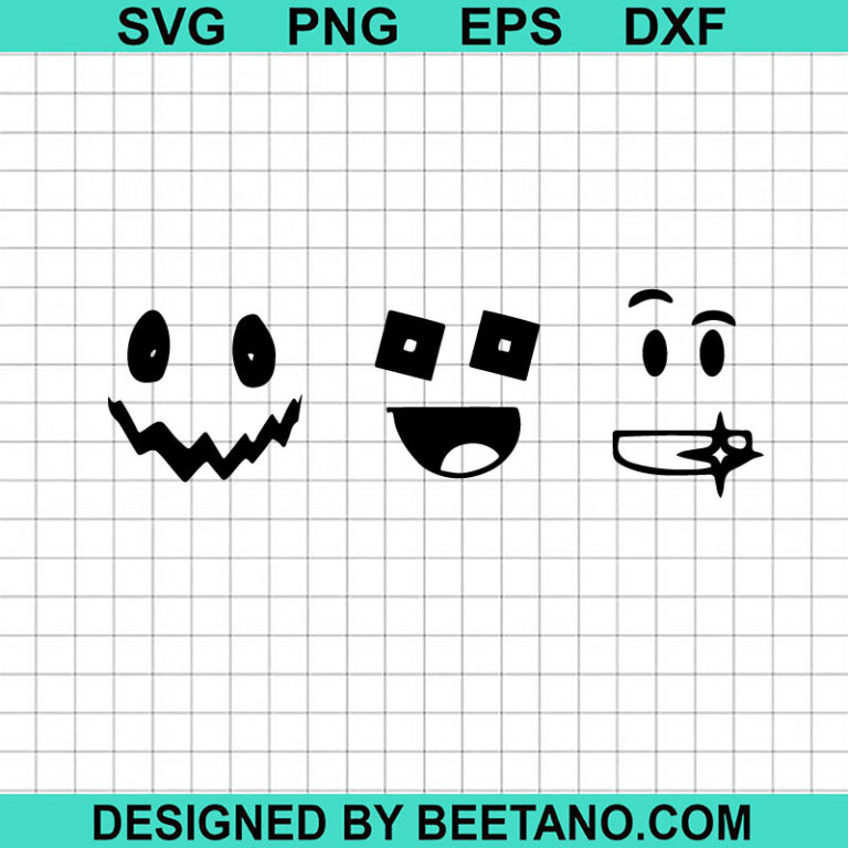 Roblox Faces SVG, Roblox Characters SVG, Game SVG