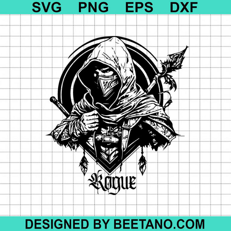 Rogue Male SVG, D&D Fantasy SVG, Fantasy SVG