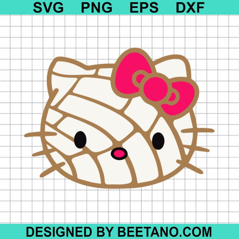 Concha Hello Kitty SVG, Concha Kawaii Kitty SVG, Mexican Pan Dulce SVG ...