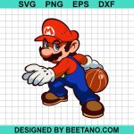 Super Mario Basketball SVG, Super Mario SVG, Super Mario funny SVG PNG ...