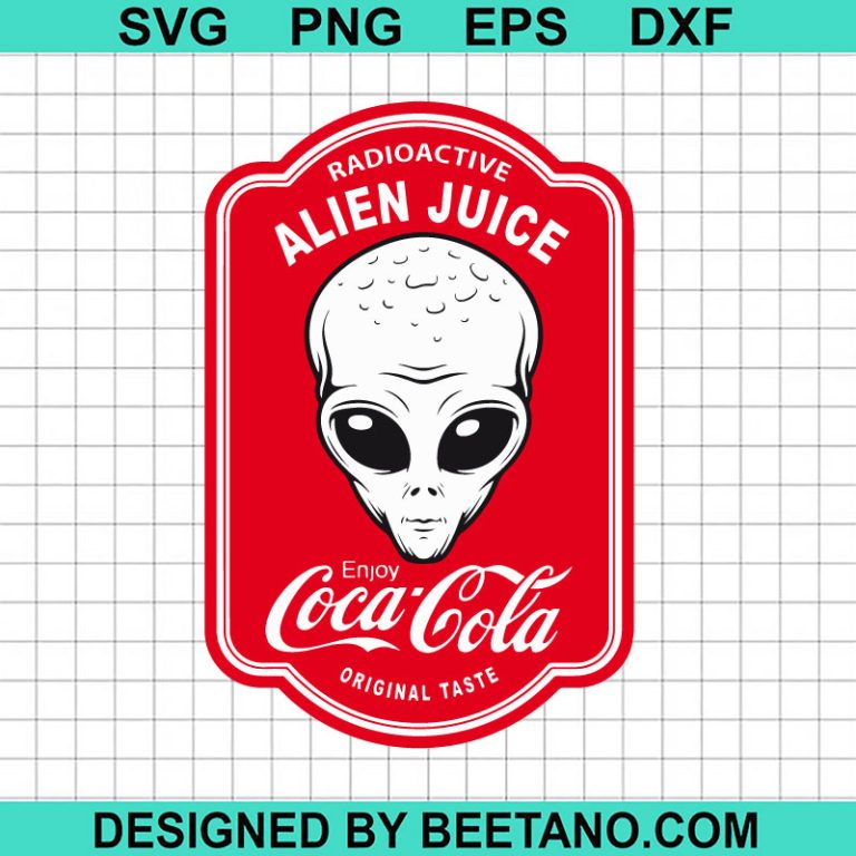 Alien Juice Coca Cola SVG, Alien Juice SVG, Coca Cola SVG PNG